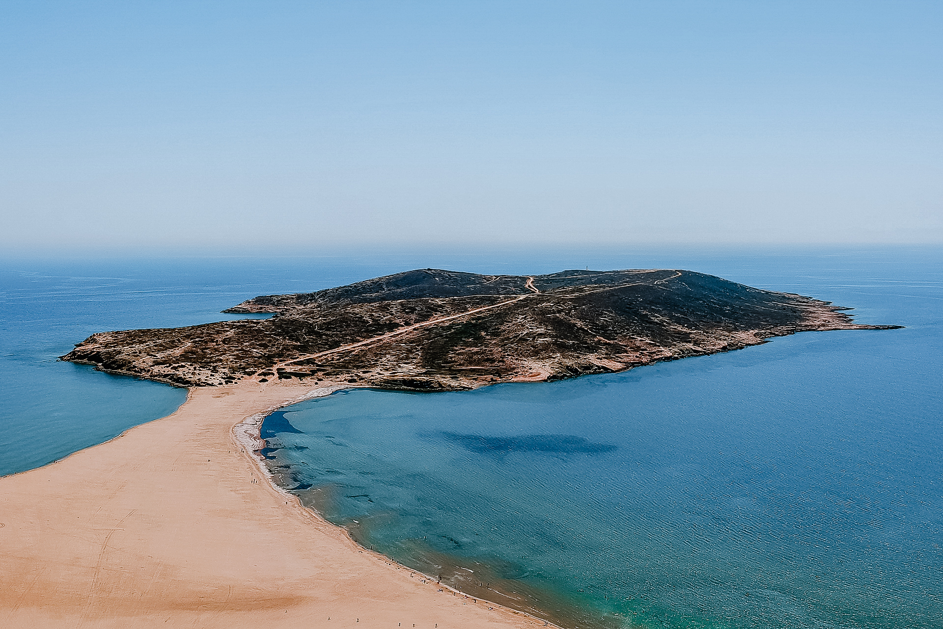 Erkunde die karge Schönheit der Halbinsel Prasonisi | Reisevergnügen